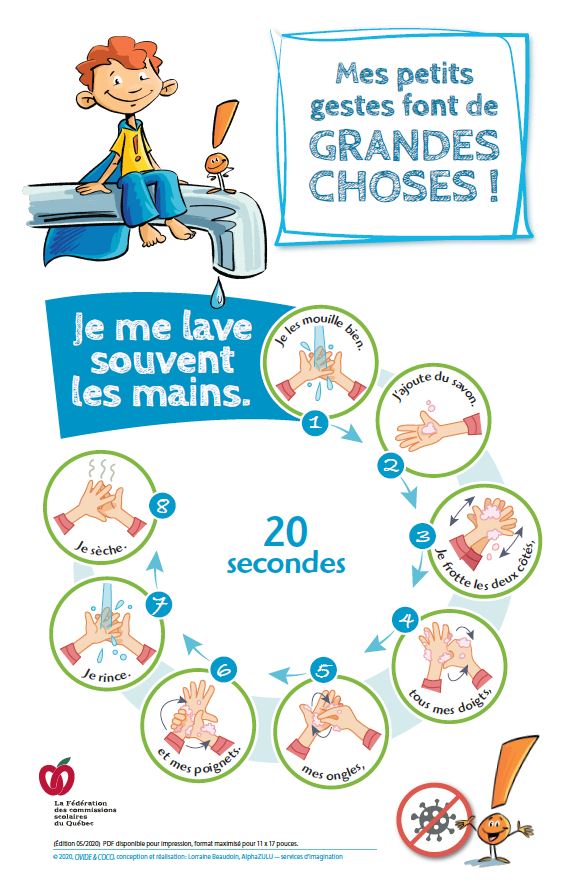Publications - Centres de services scolaires - Affiches de prévention